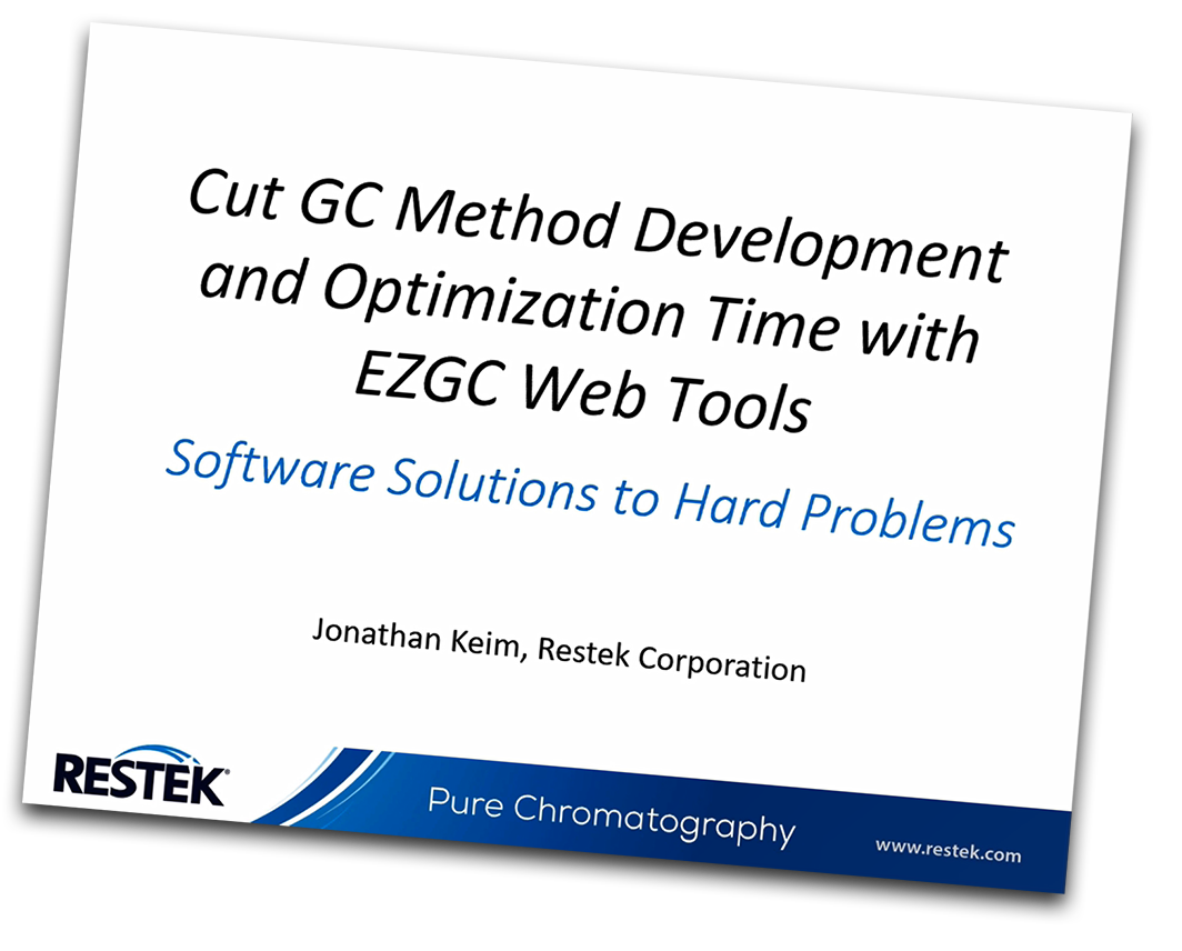 How to Reduce GC Method Development Time Form